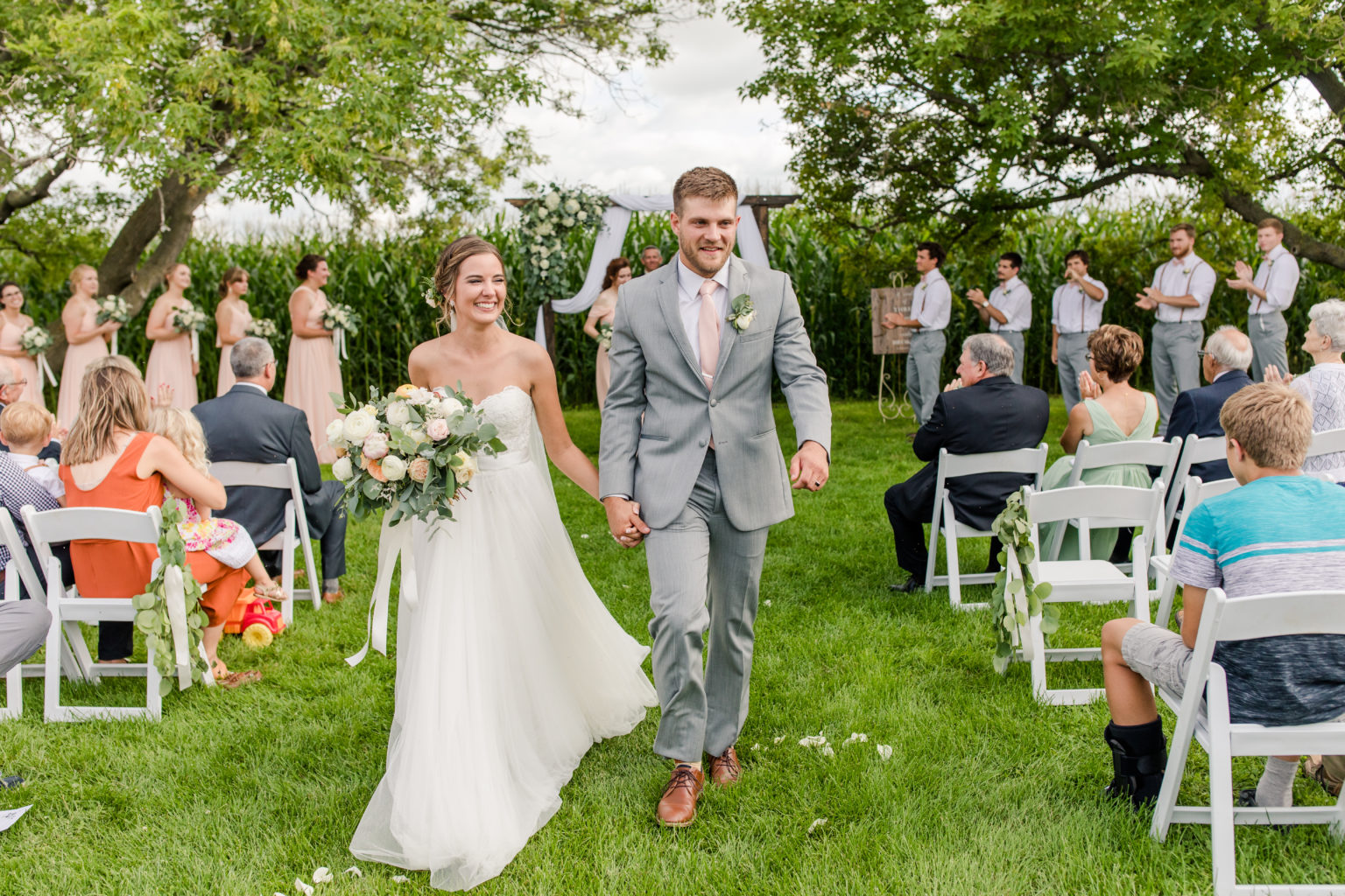 Do you have to have a receiving line at your wedding? | Brittney and Caleb